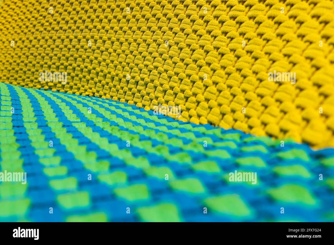 Braided colorful ropes, Soft and flexible rope. Beautiful cotton rope ...