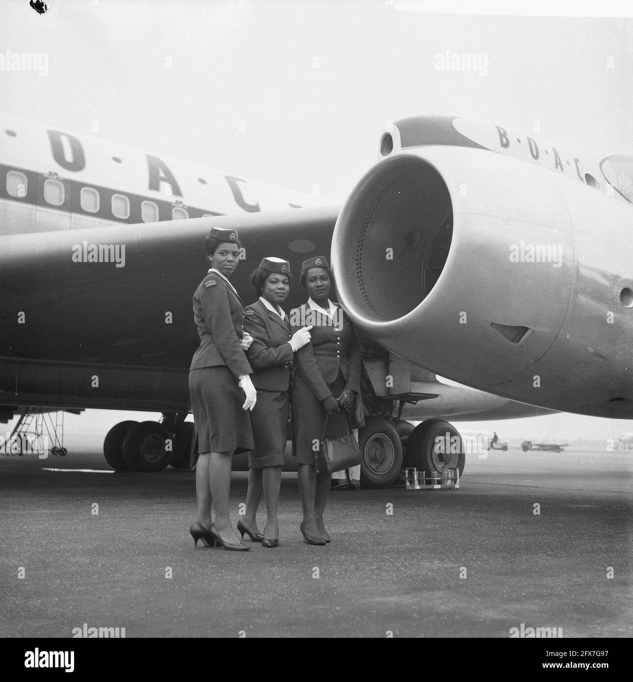 African stewardesses Black and White Stock Photos & Images - Alamy