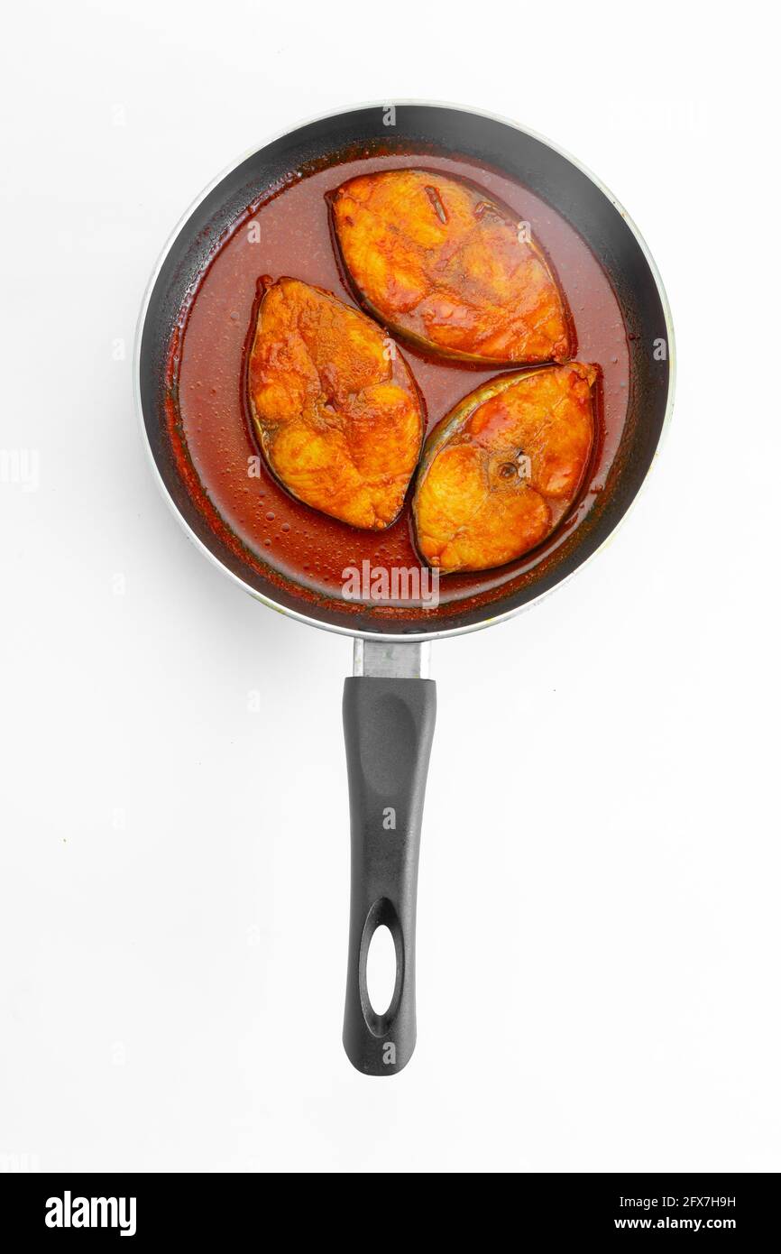 Fish curry seerfish , traditional Indian fish curry ,kerala special ...