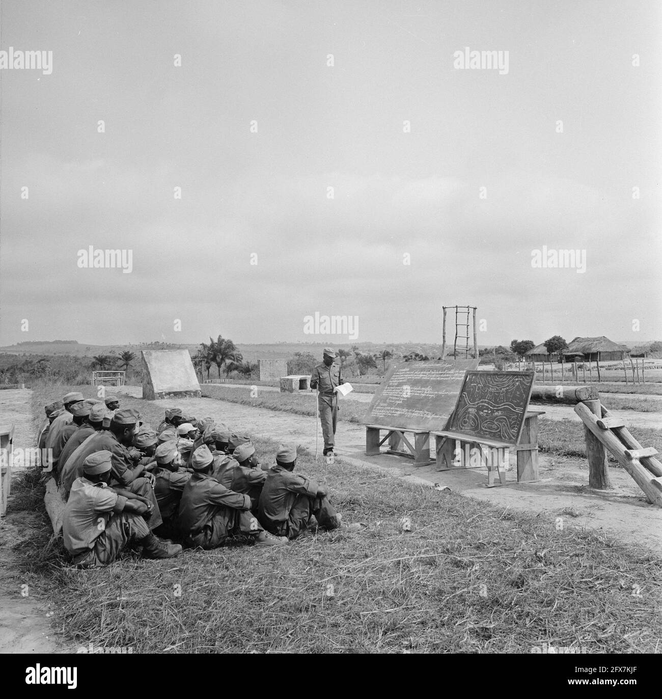 Camp of Angolan Liberation Movement FNLA in Zaire, members liberation ...