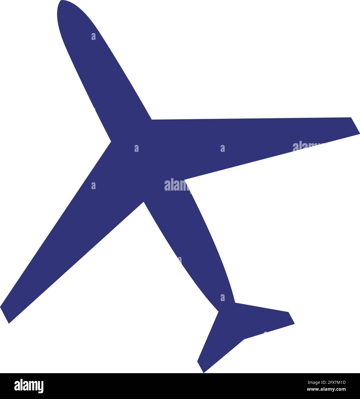 airplane shape on white background Stock Vector Image & Art - Alamy