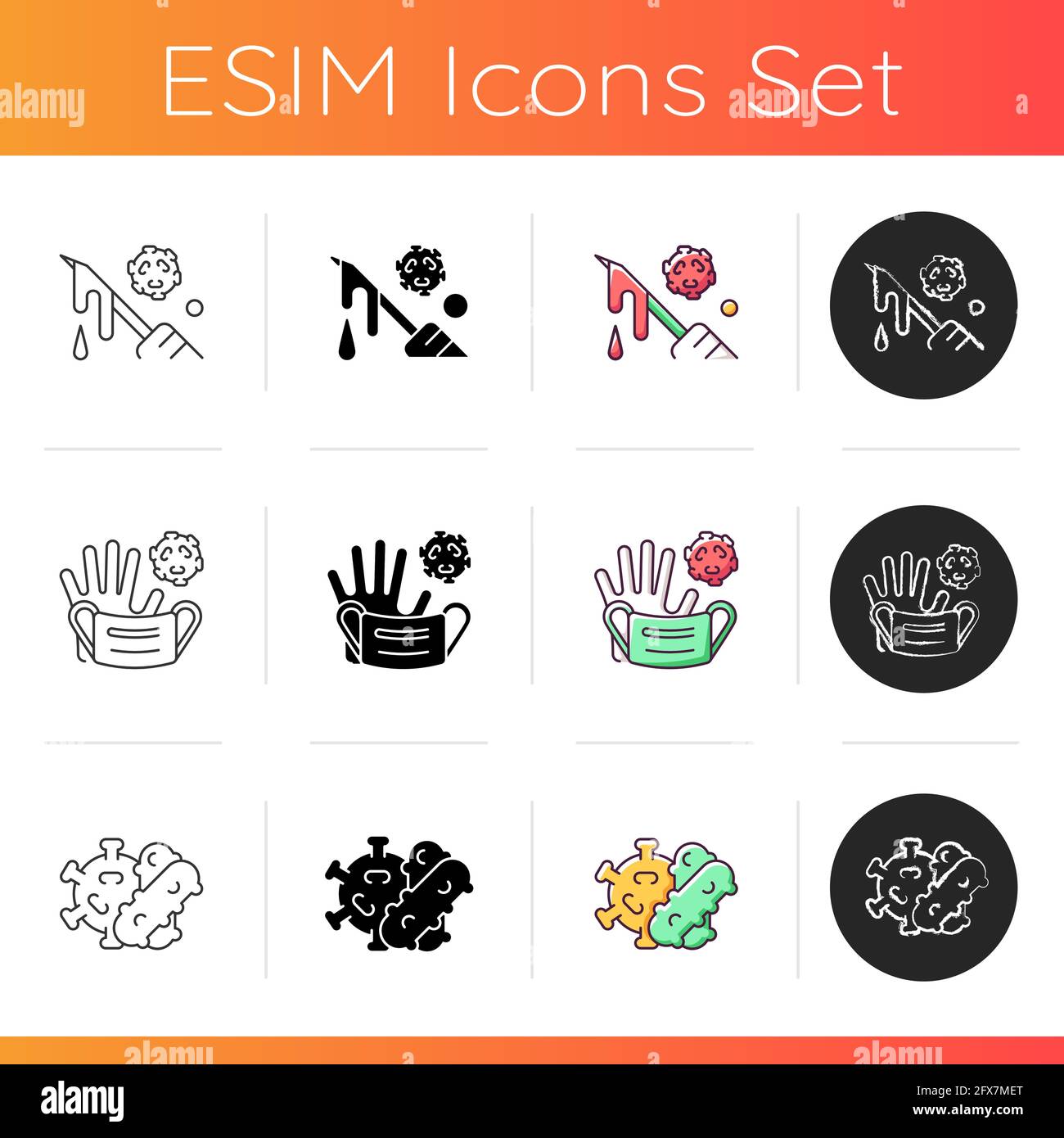 Biomedical waste Stock Vector Images - Alamy