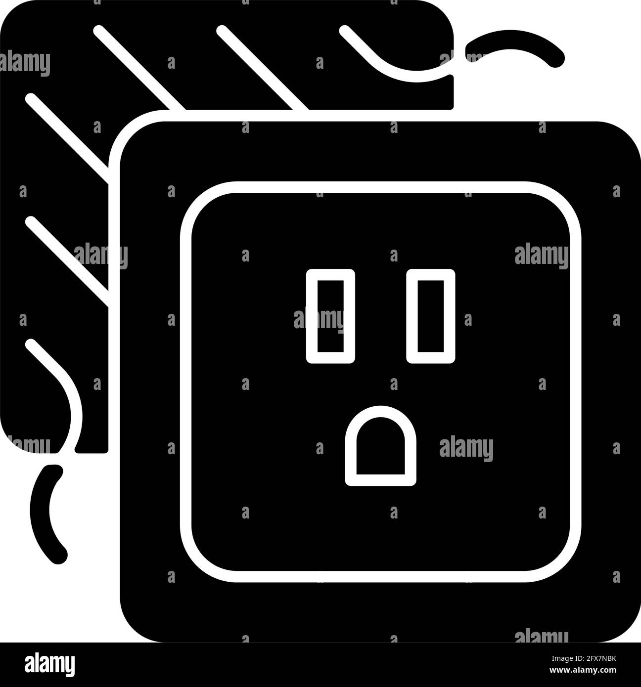 Loose outlet black glyph icon Stock Vector Image & Art - Alamy