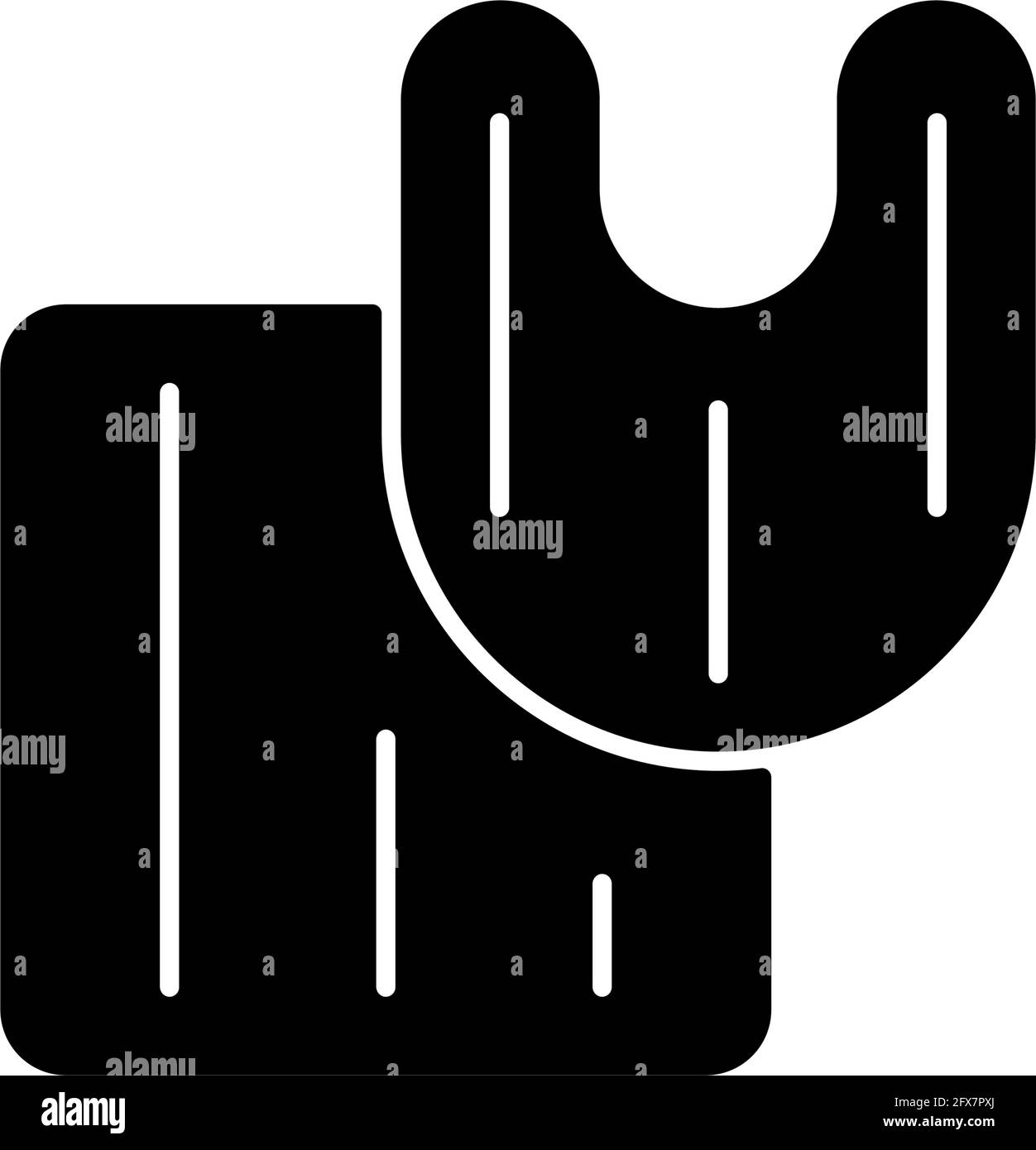 Bathroom rug set black glyph icon Stock Vector Image & Art - Alamy