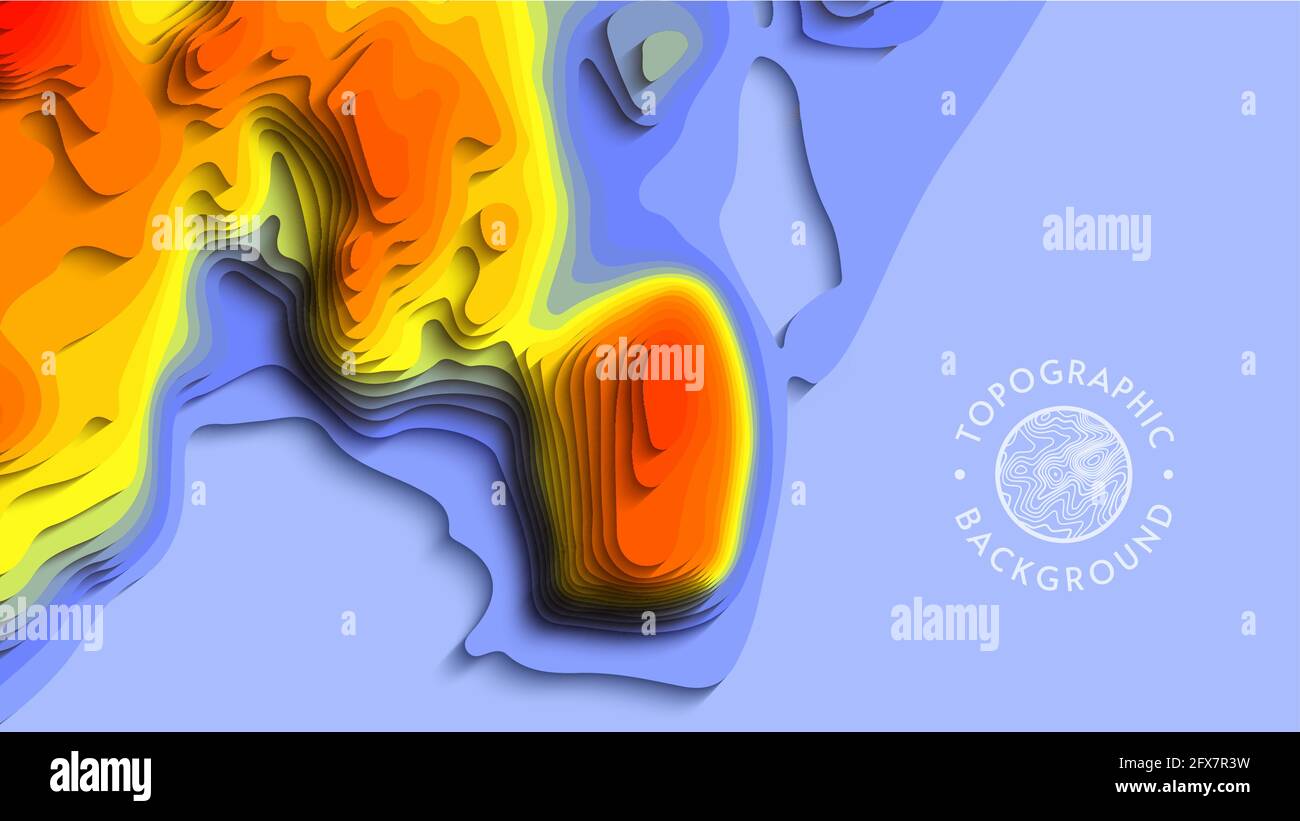Temperature control gradient background. 3d art vector cutout ...