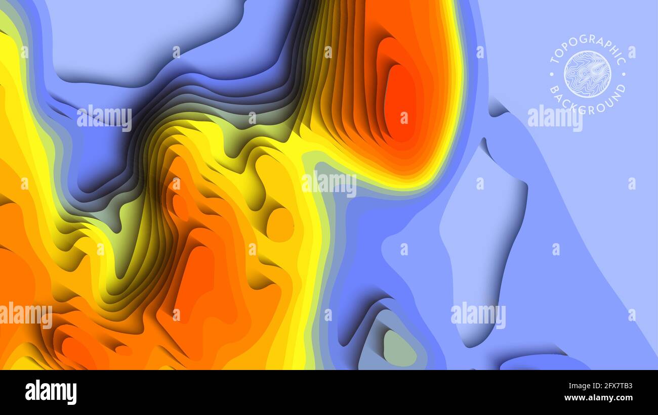 Temperature control gradient background. 3d art vector cutout ...