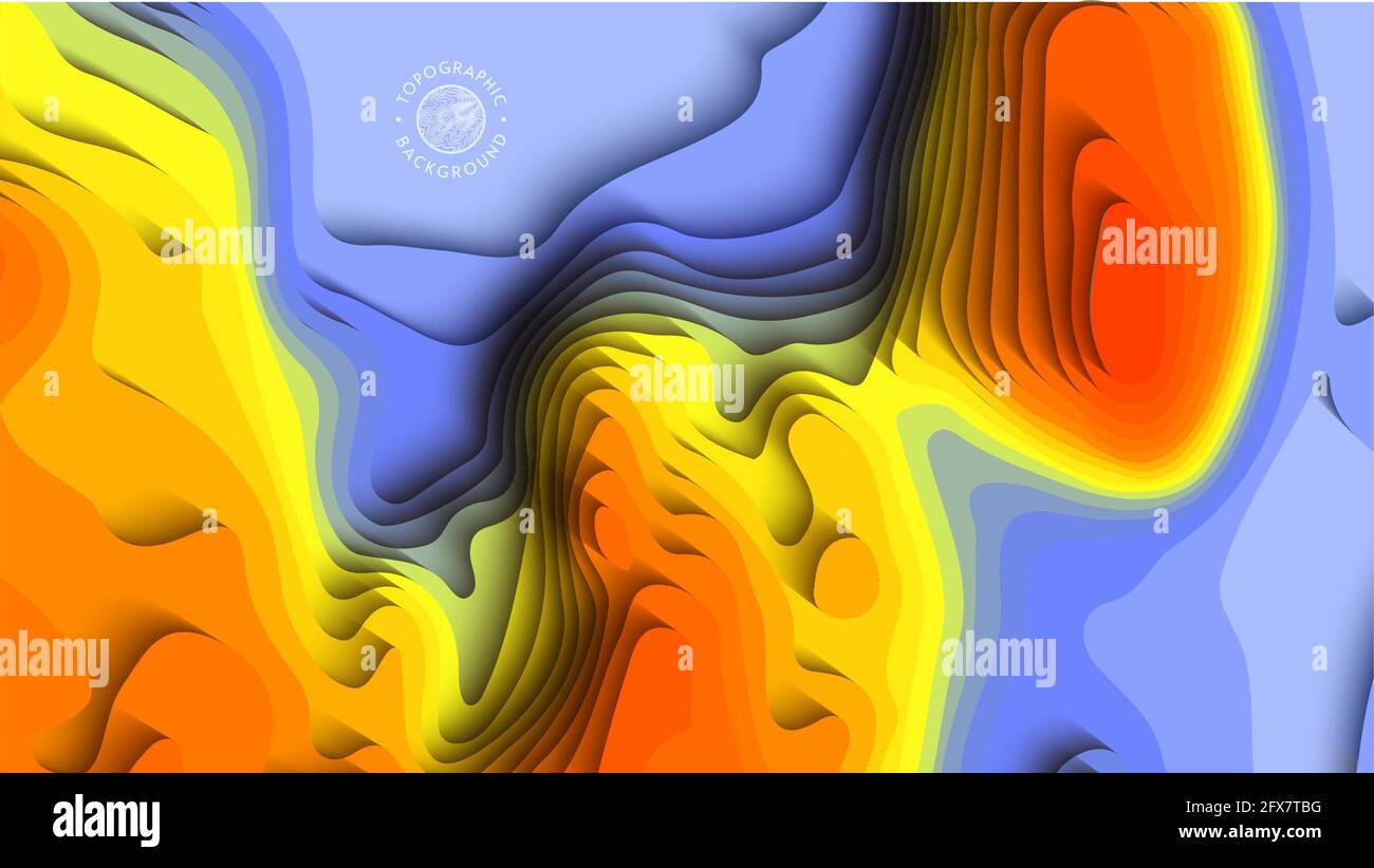 Temperature control gradient background. 3d art vector cutout ...