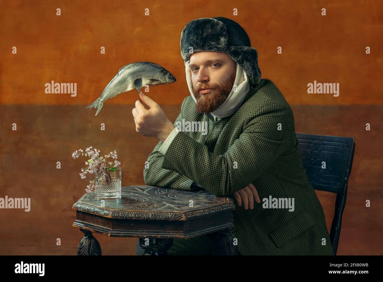 Comparison eras vintage portrait hi-res stock photography and images ...