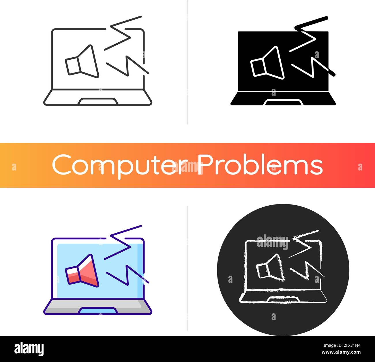 Loud noises Stock Vector Images - Alamy