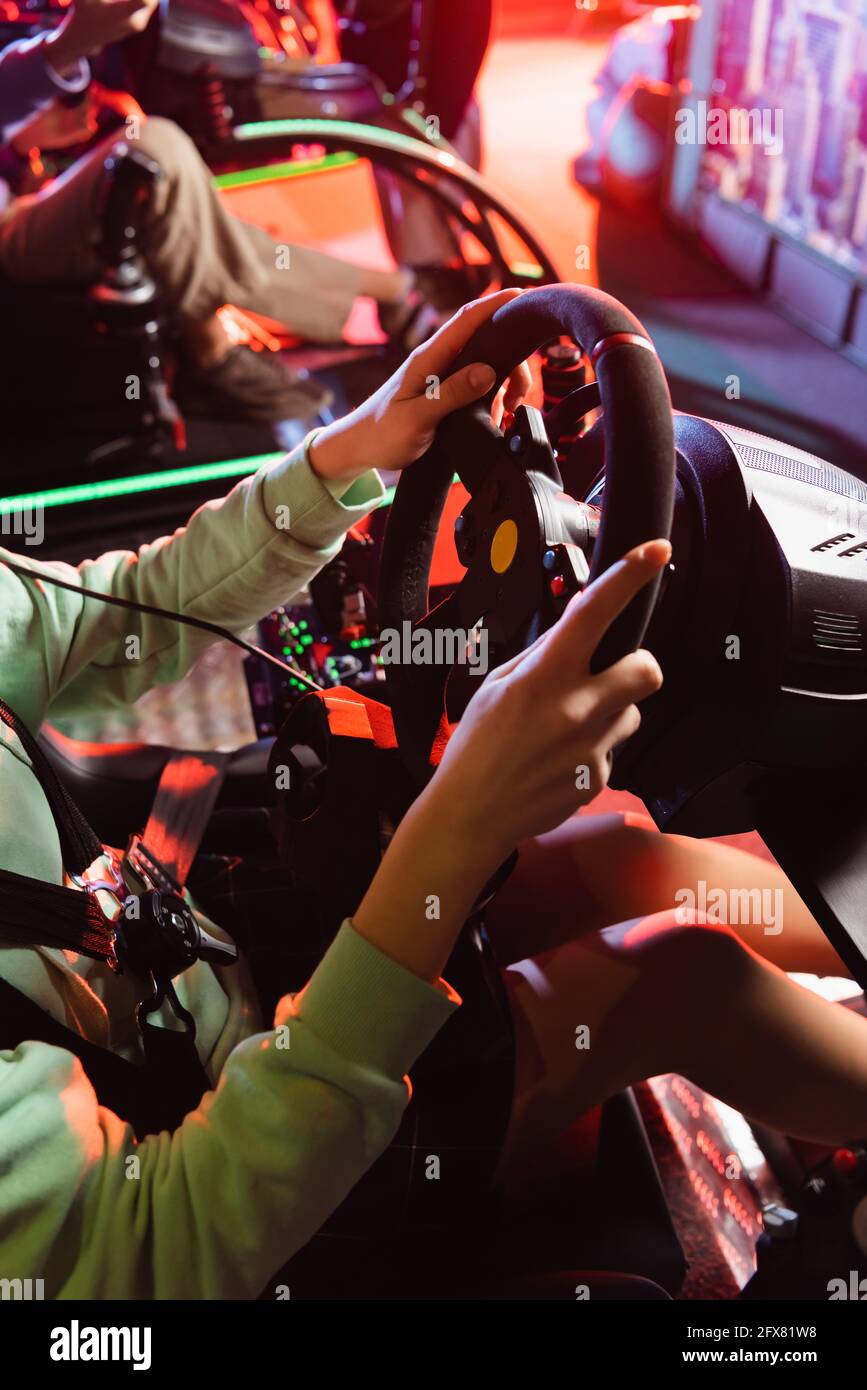 Racing simulators games hi-res stock photography and images - Alamy