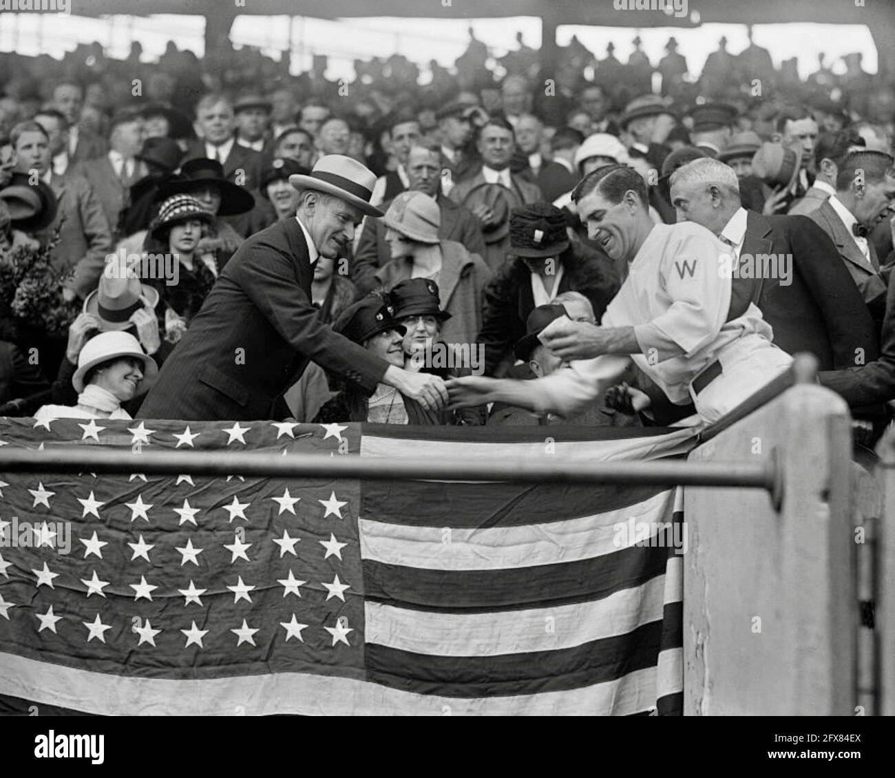 Calvin Coolidge, President of the United States & Stanley Raymond ...