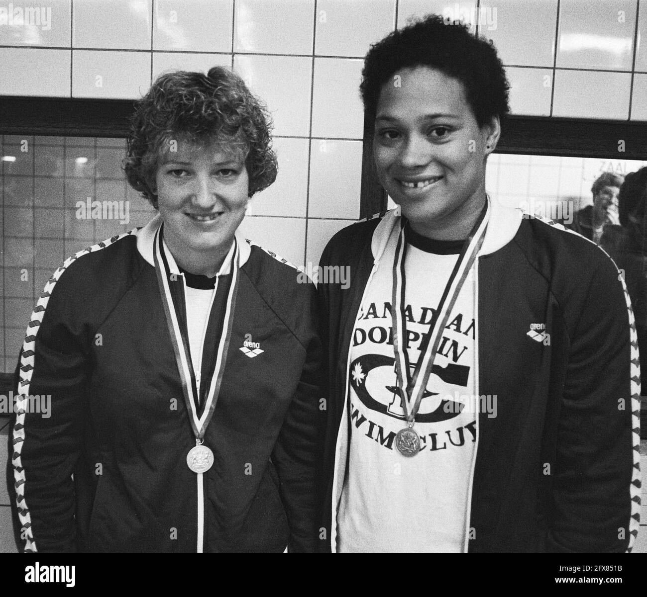 Annelies Maas and Enith Brigitha 1979 Stock Photo - Alamy