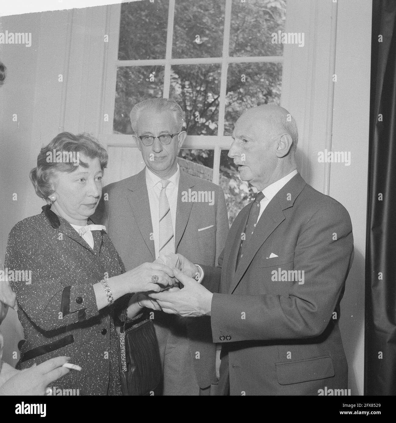 Anne Frank House opened. Miep and her husband and Anne's father, May 1 ...