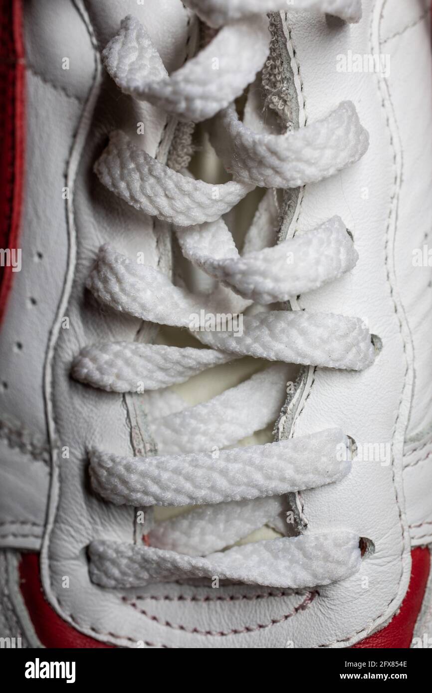 Eyelets shoelaces hi-res stock photography and images - Alamy
