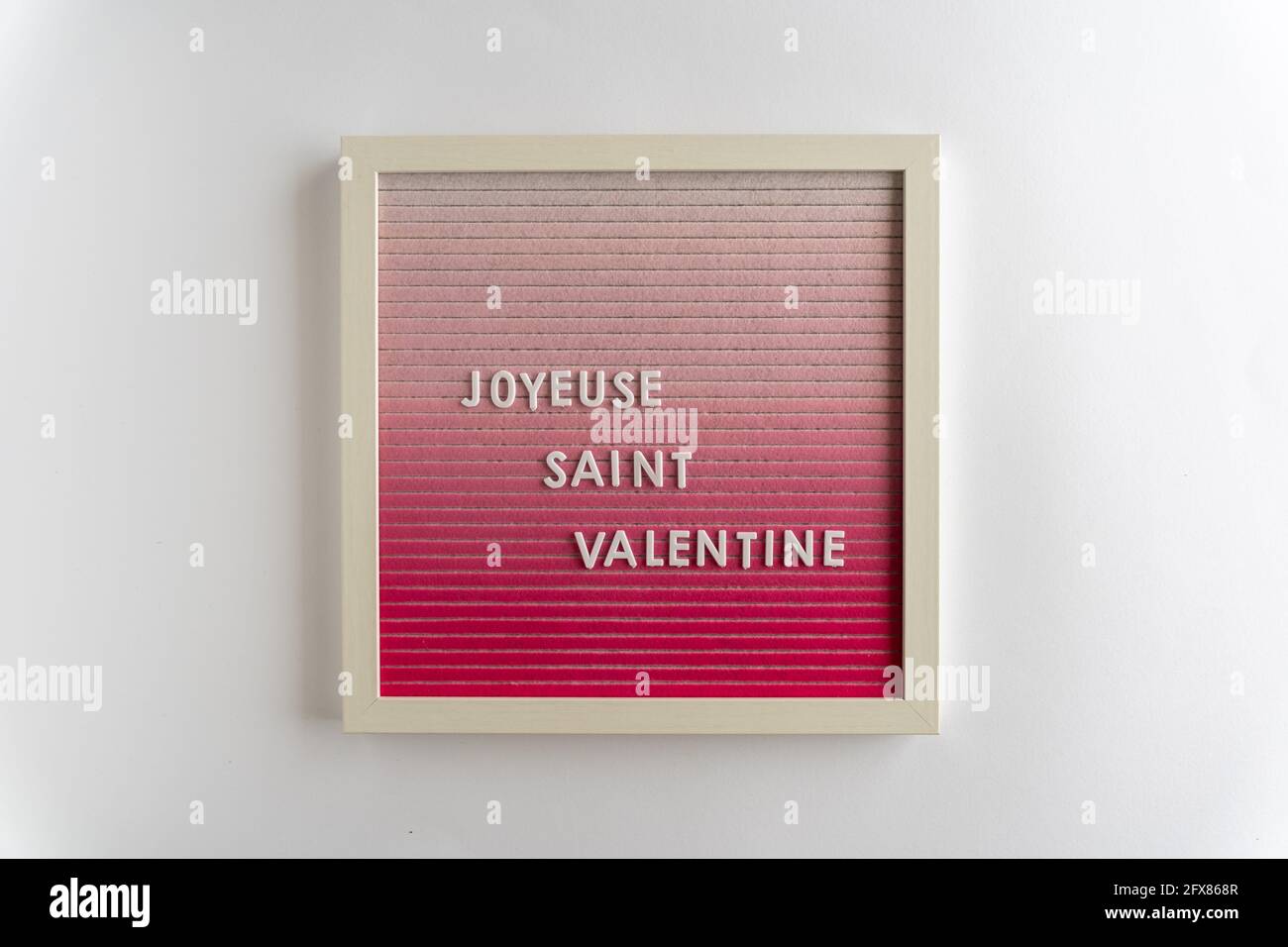 Saint valentine france card hi-res stock photography and images - Alamy