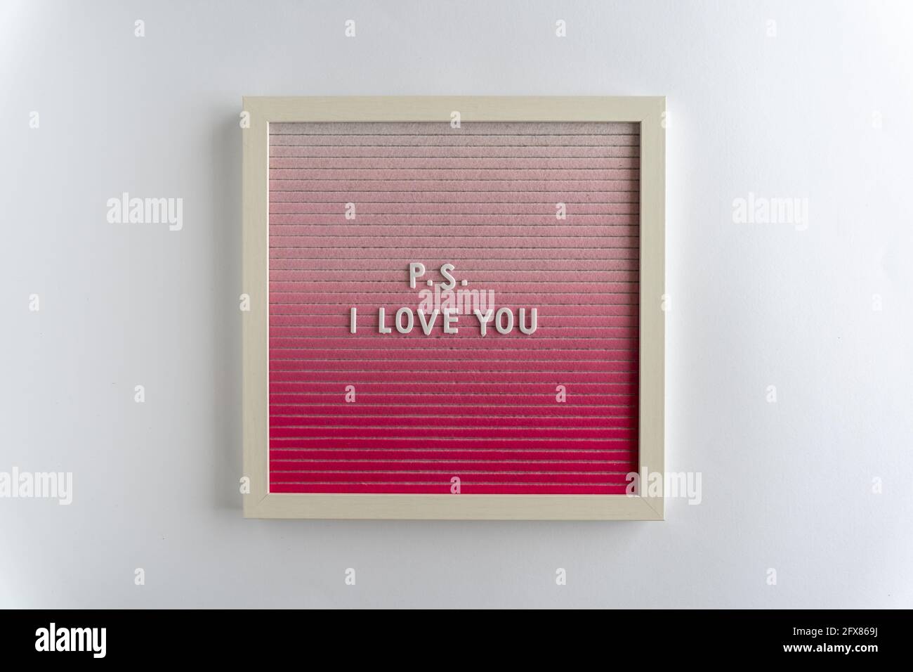 Ps I Love You All Letters