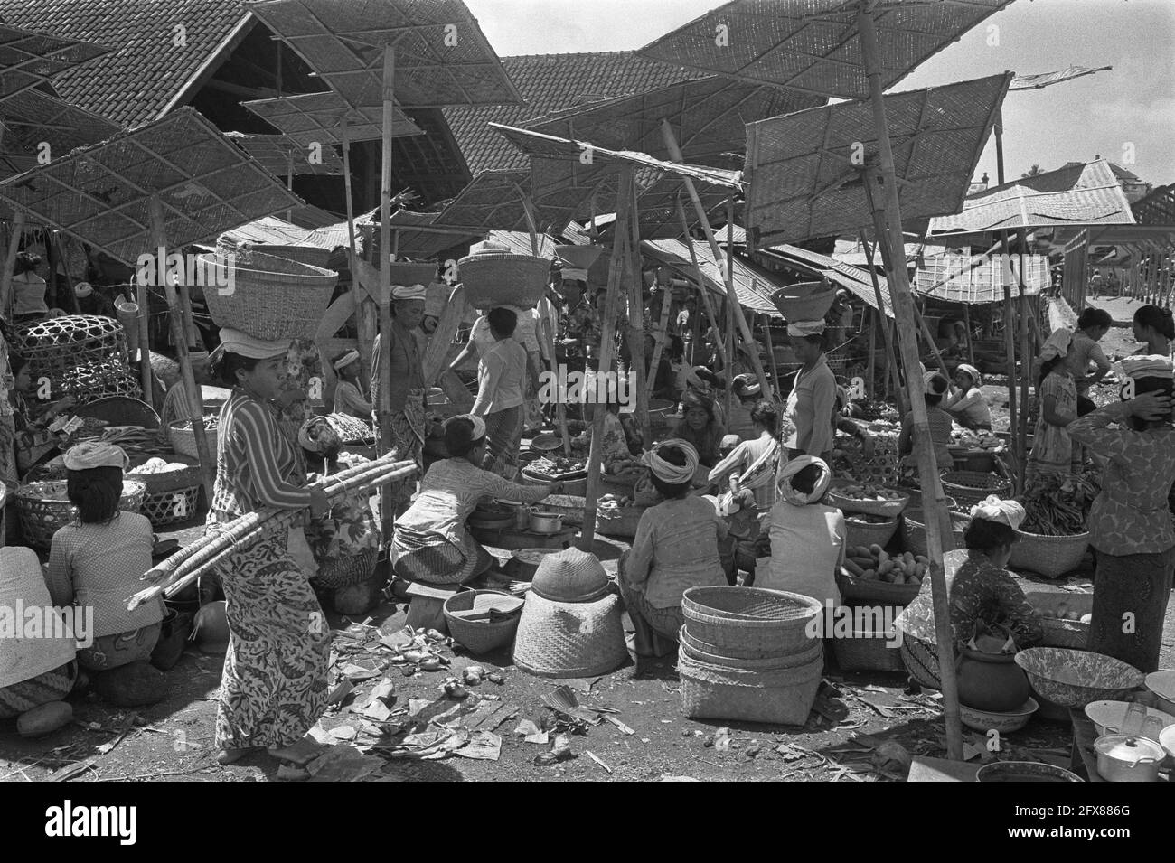 Bali (Indonesia), no. 20, 21 market, September 9, 1971, markets, The ...