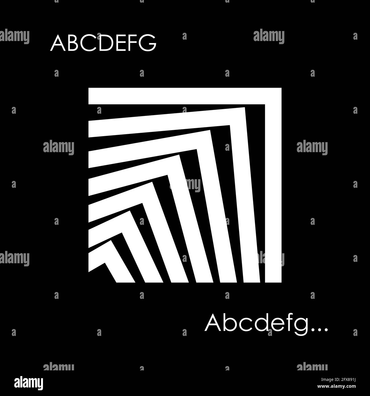 minimal black logo of geometric shapes located at different angles 1 ...