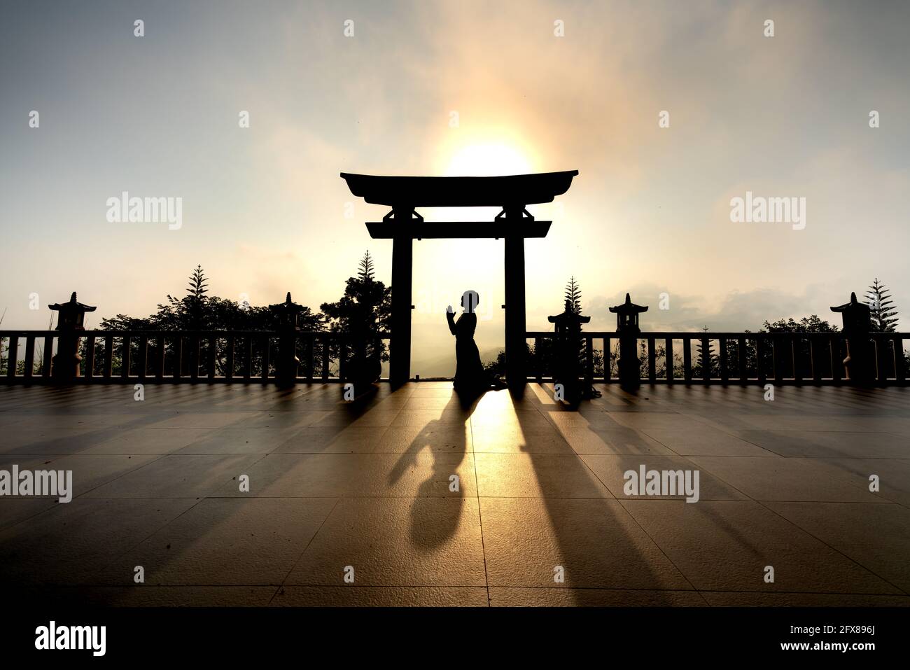 Temple "Linh Qui Phap An", Bao Loc, Lam Dong province, Vietnam - April ...