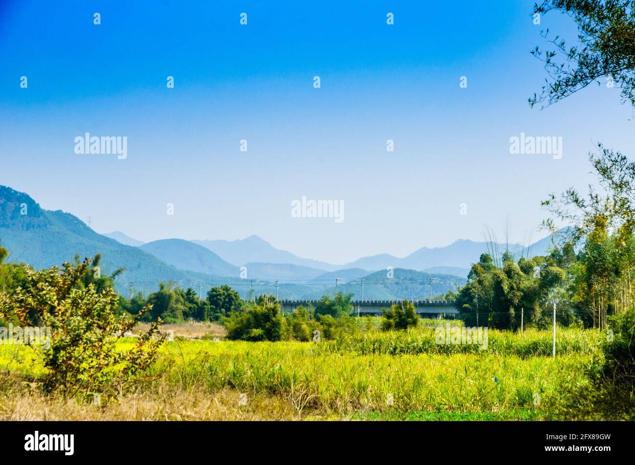 Countryside scenery in spring Stock Photo - Alamy