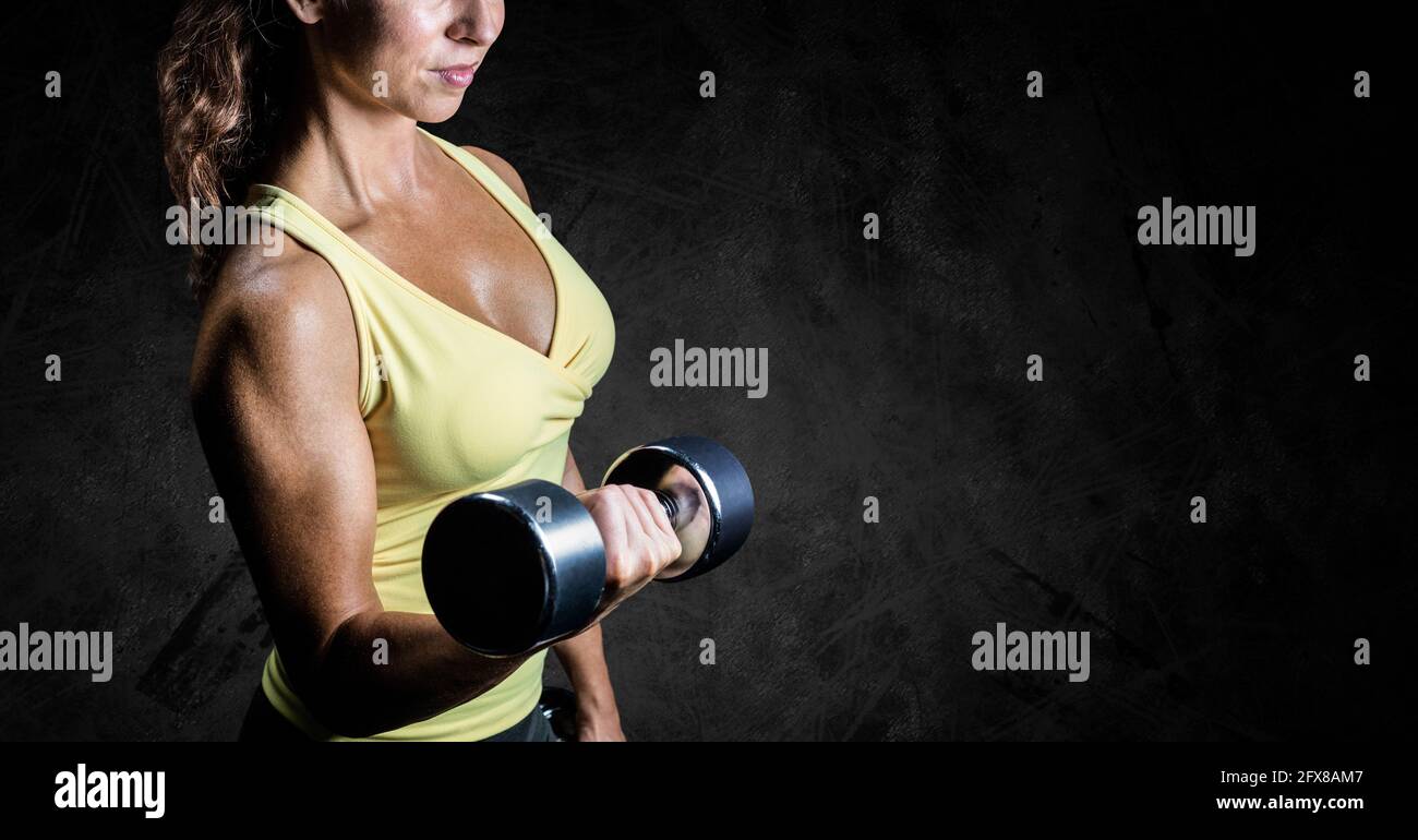 Concept weight woman midsection hi-res stock photography and images - Alamy