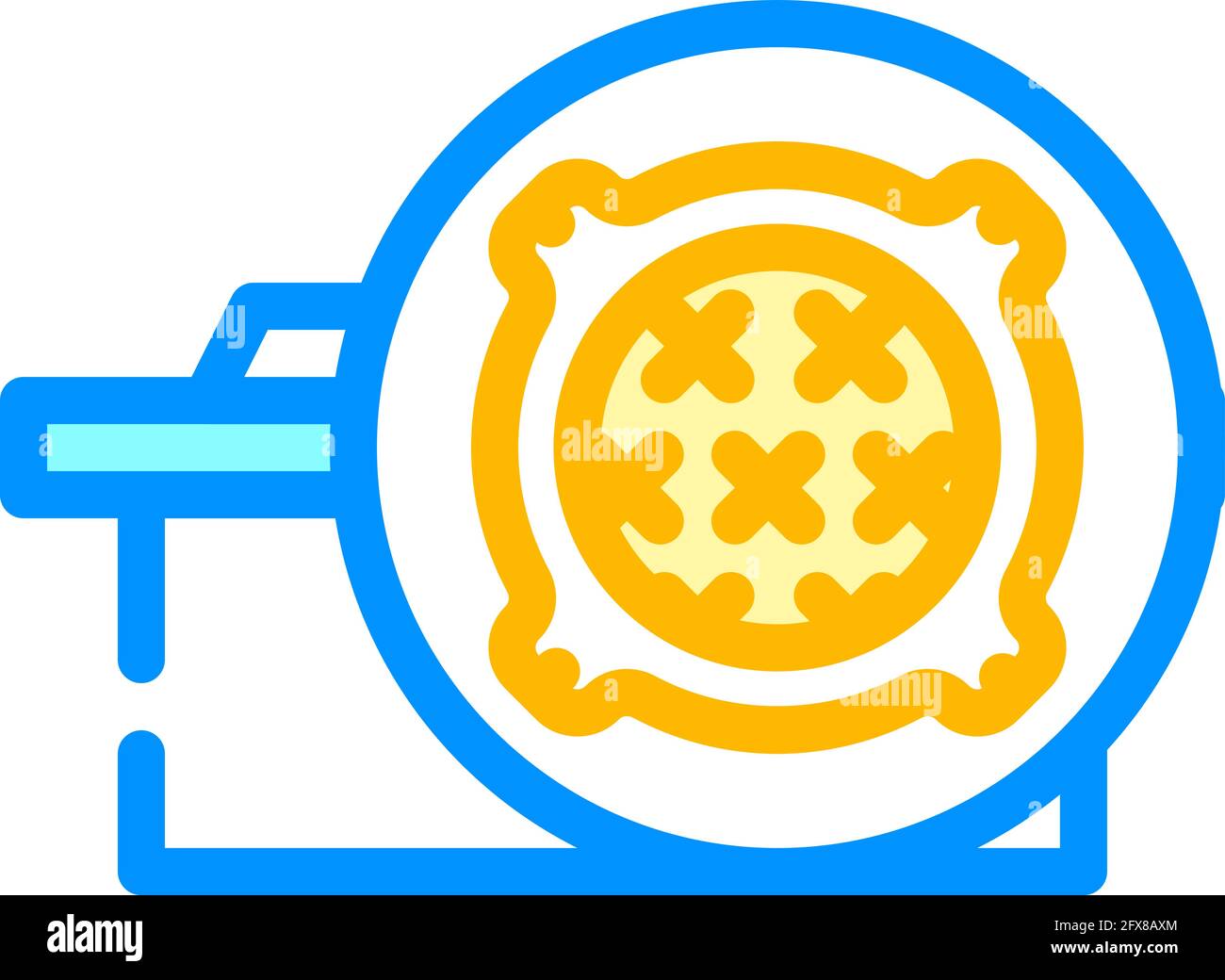 concrete products, sewer hatches building material color icon vector ...