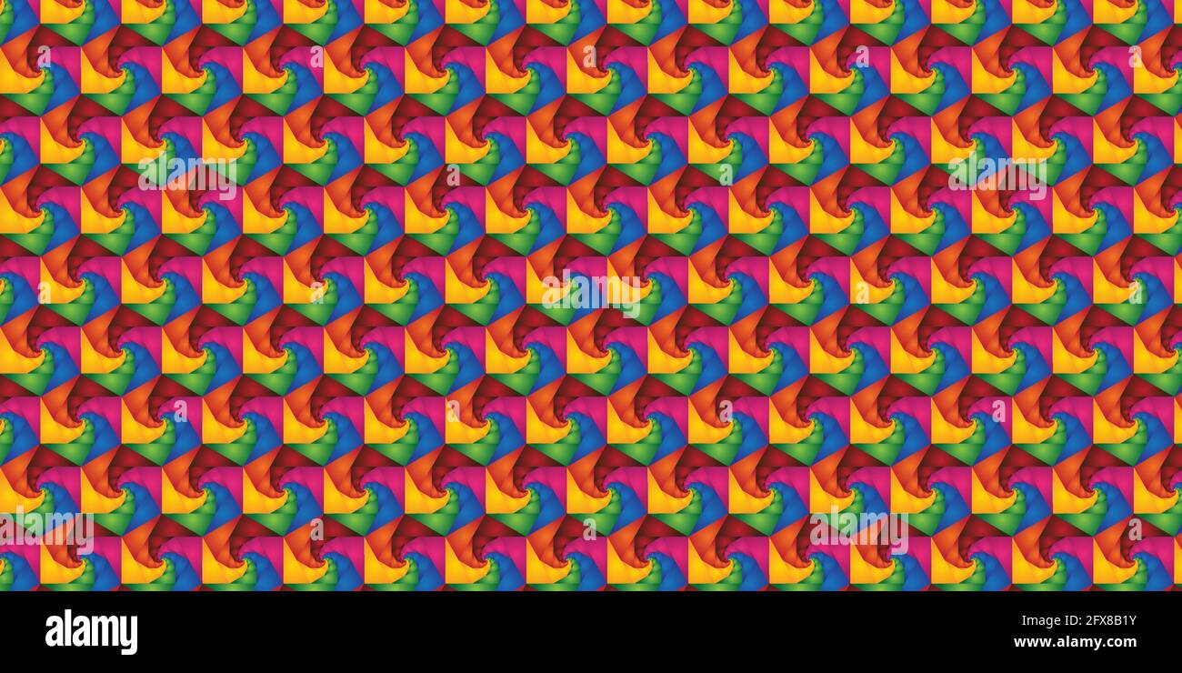 Color hexagonal wallpaper Stock Vector Image & Art - Alamy