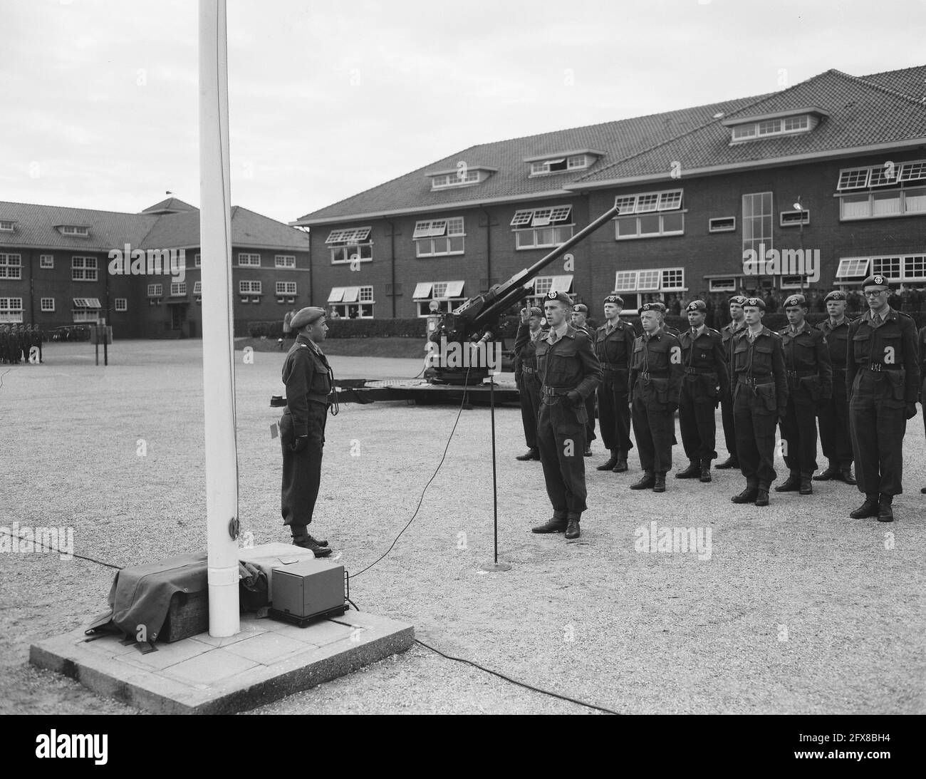 Oath of Office 70 Reserve 2nd Lieutenants, Alexander Barracks The Hague ...