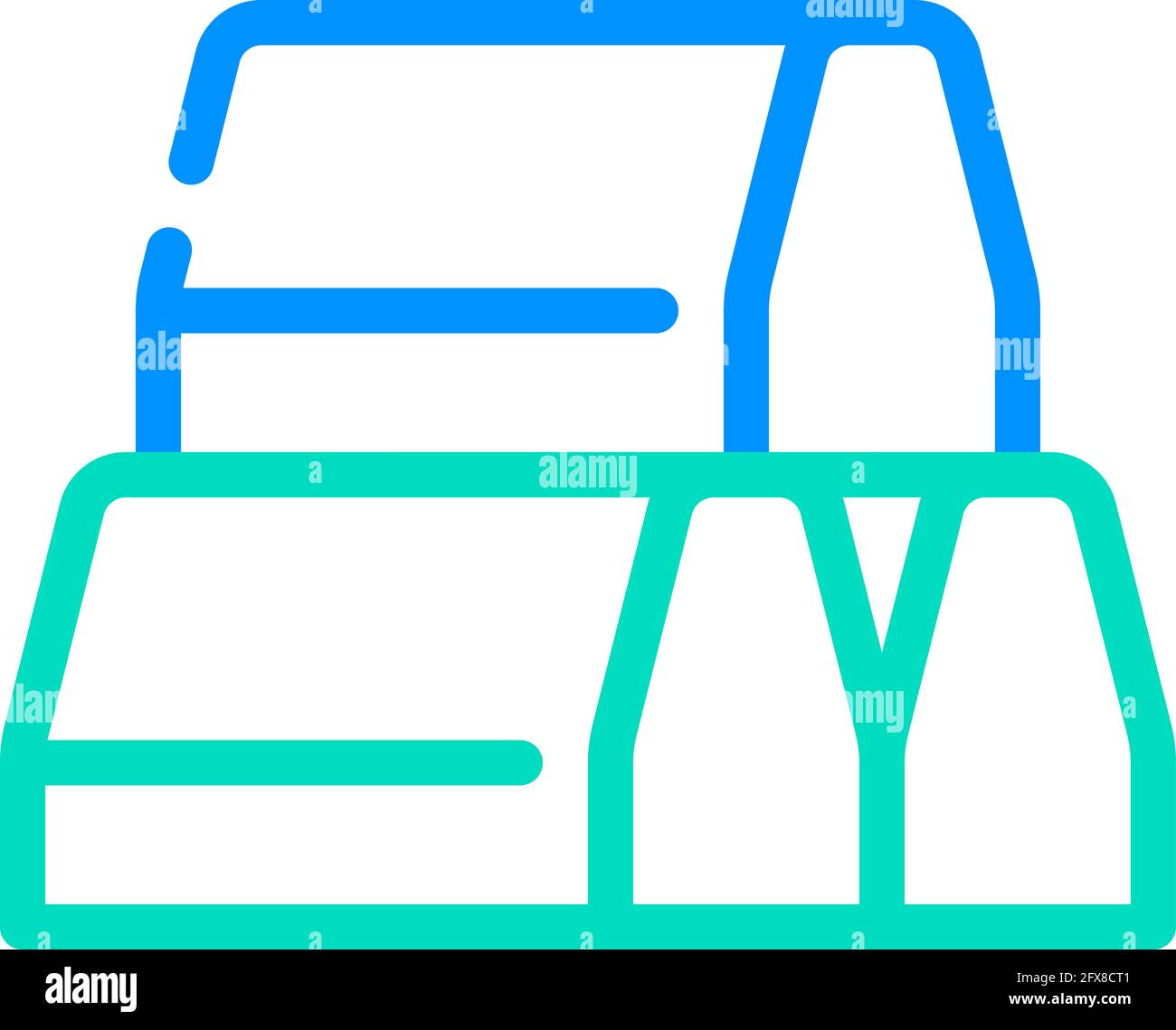 curbs building material color icon vector illustration Stock Vector ...