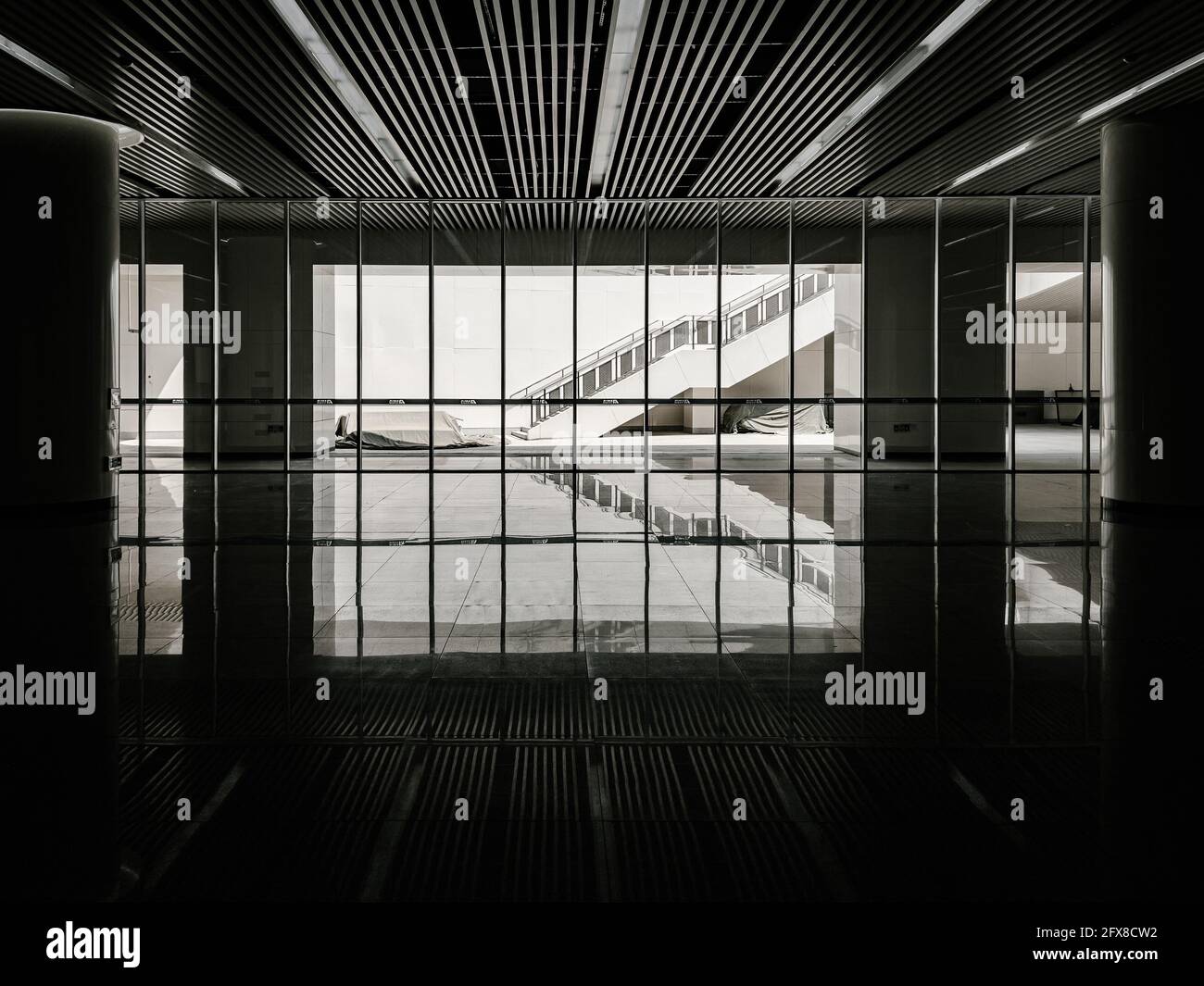 Modern architectural structure with contemporary design Stock Photo - Alamy