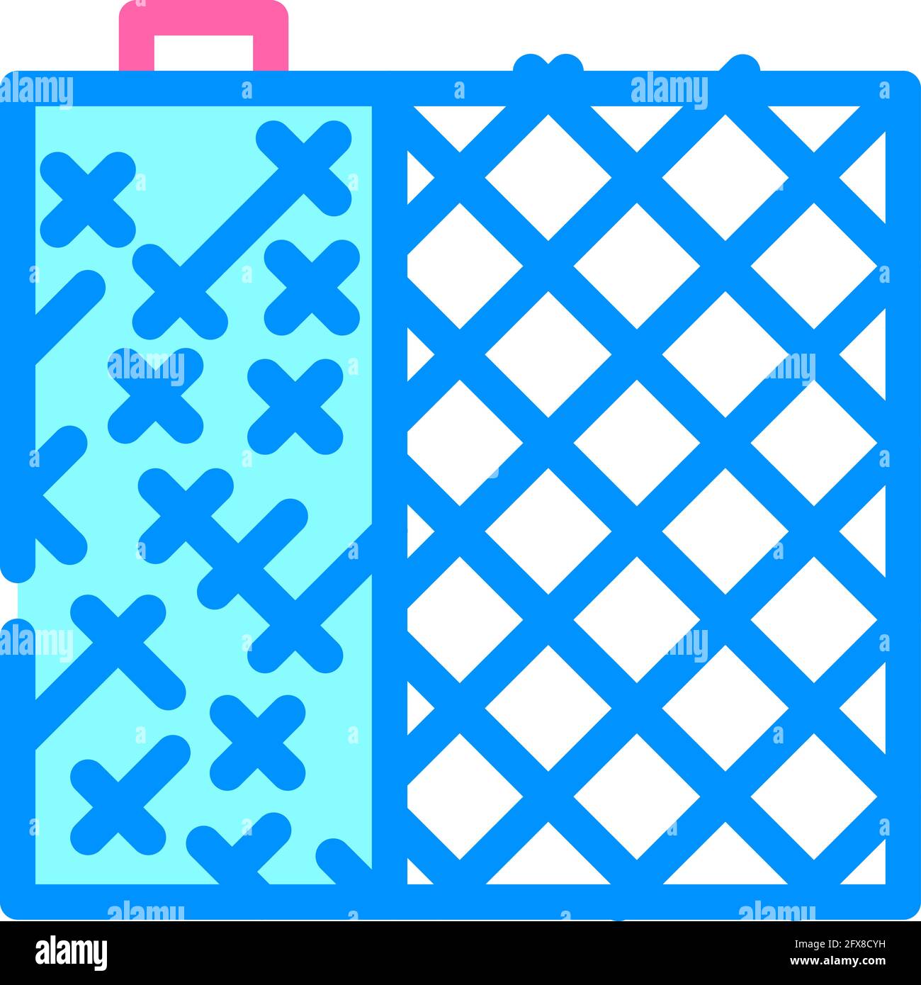 grid building material color icon vector illustration Stock Vector ...