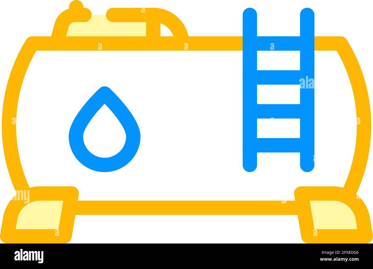 water building material color icon vector illustration Stock Vector ...