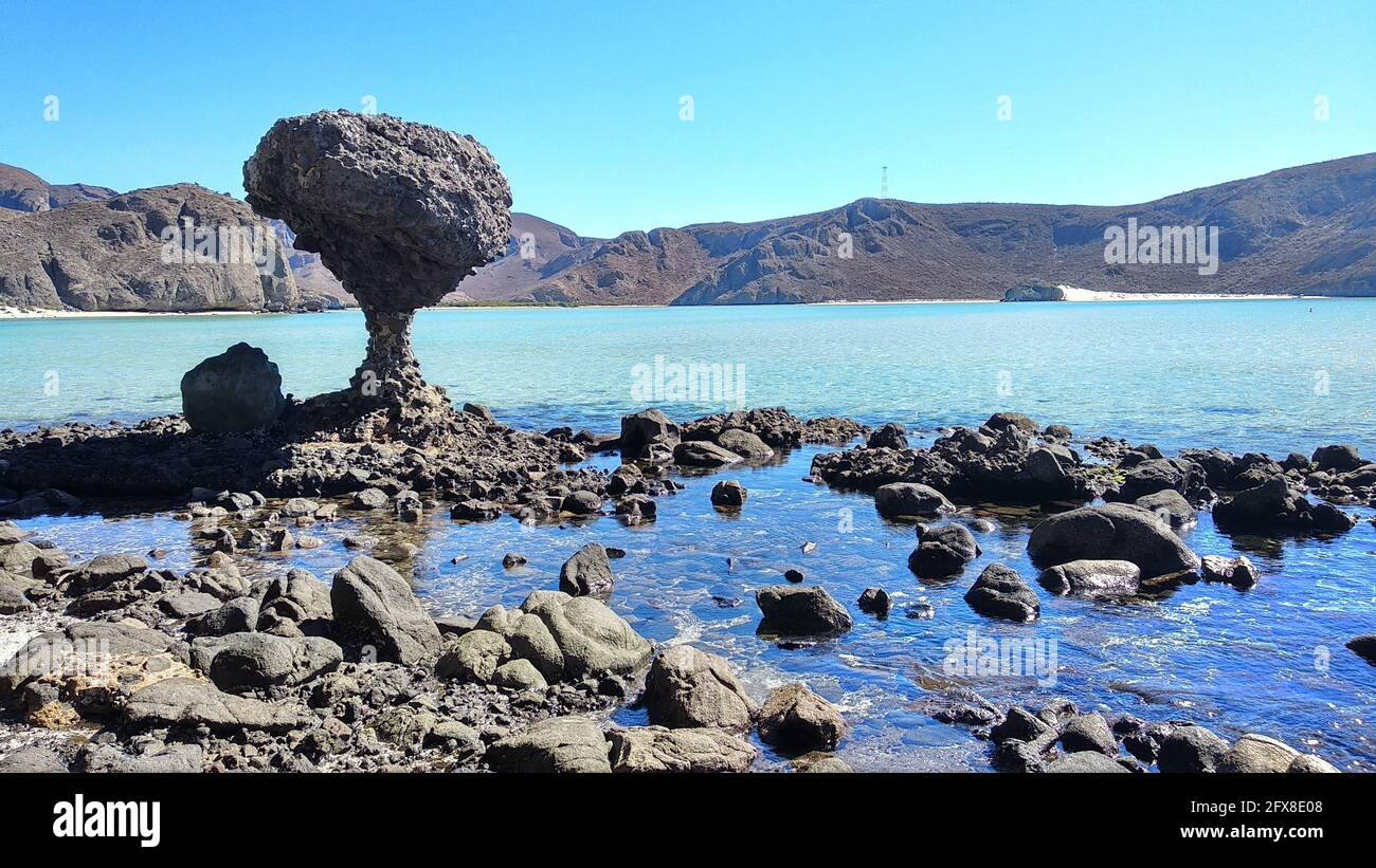 Hongo de balandra pichilinque mexico hi-res stock photography and ...