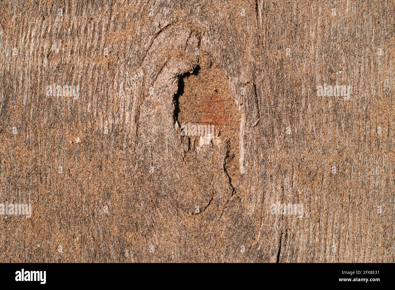 Wood texture covered by sand. Plywood board for background decoration ...