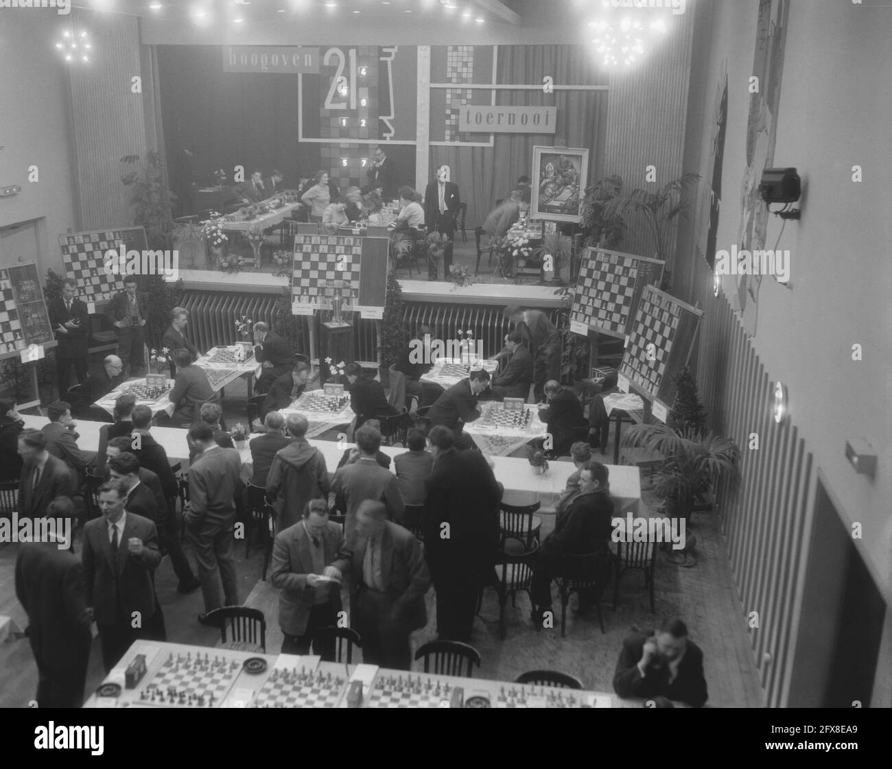 Tournament overview Black and White Stock Photos & Images - Alamy