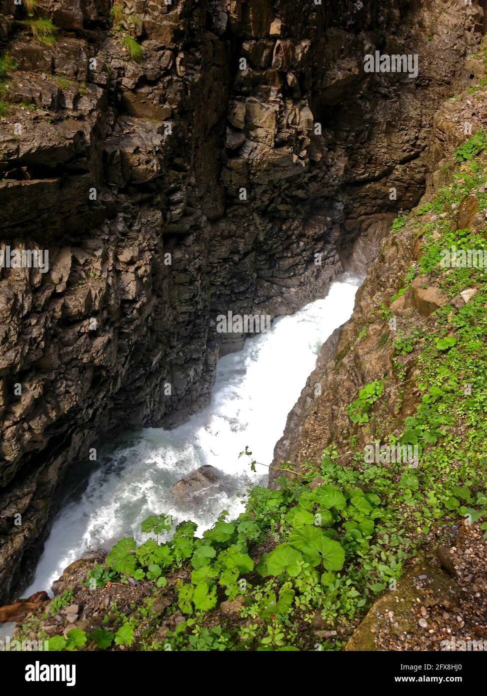 River flowing through the rocky cliffs Stock Photo - Alamy