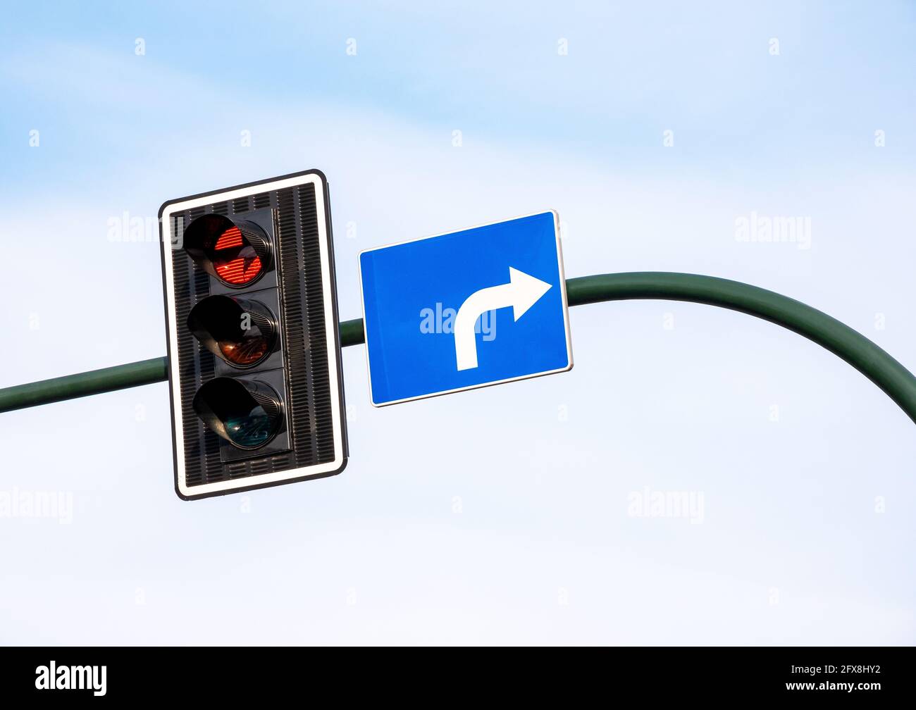 Right Turn Signal Traffic Light