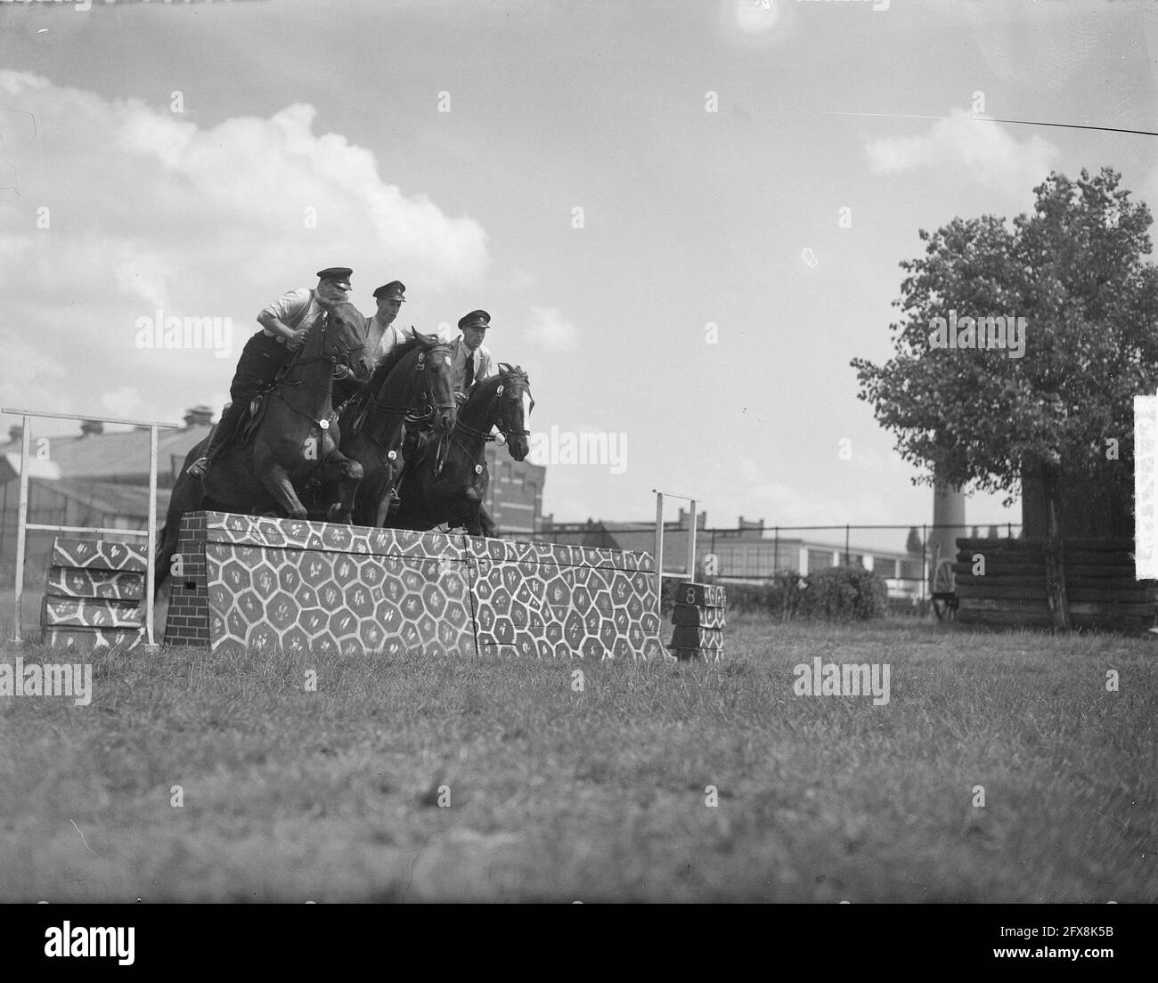 Amsterdam mounted police 50 years dressage trials hi-res stock ...