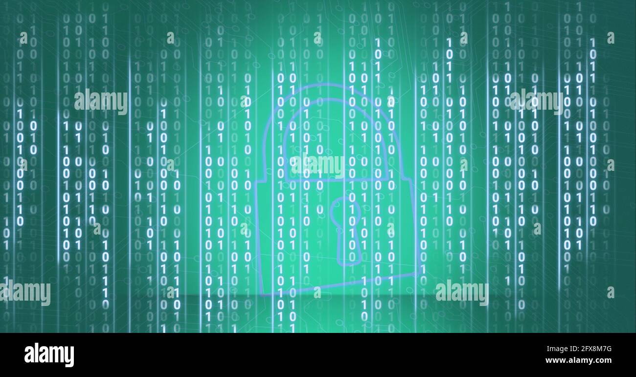 Composition of binary coding processing over online security padlock ...