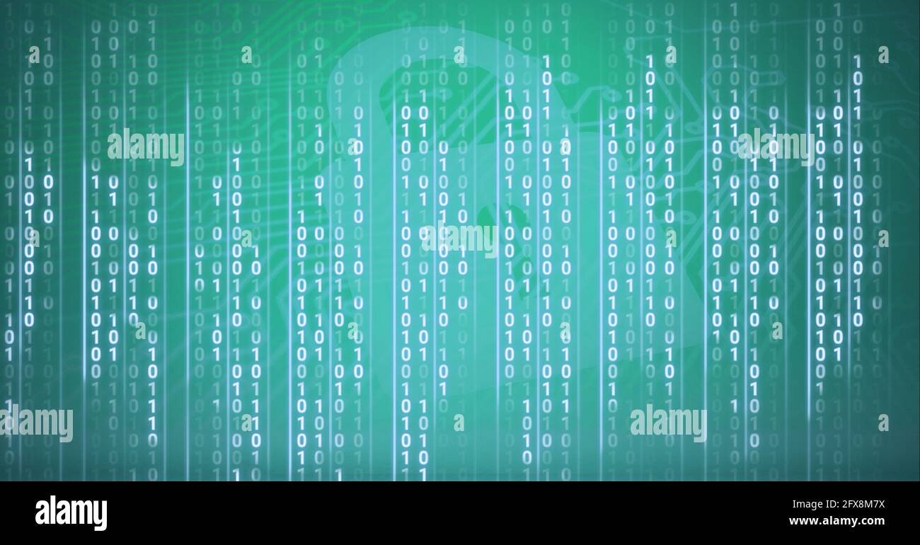Composition of binary coding processing over online security padlock ...