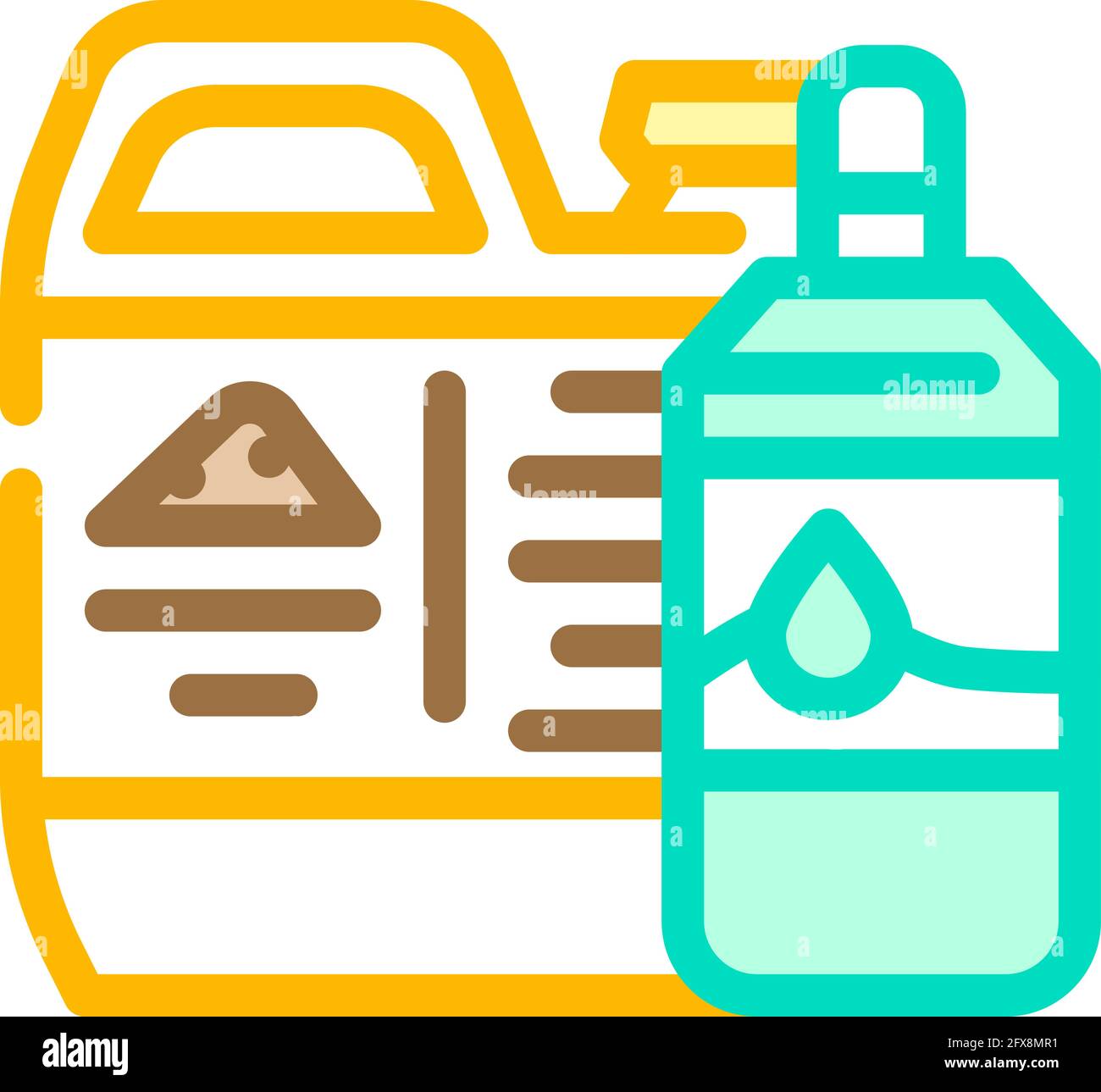 odor neutralizer compost color icon vector illustration Stock Vector ...
