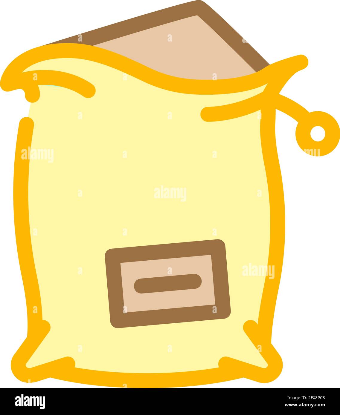 bag compost color icon vector illustration Stock Vector Image & Art - Alamy