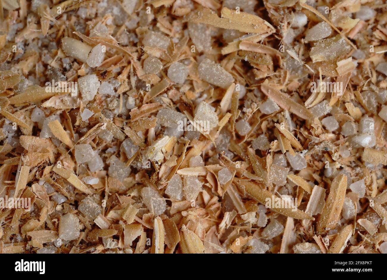 animal feed made from finely ground rice seed husks Stock Photo - Alamy