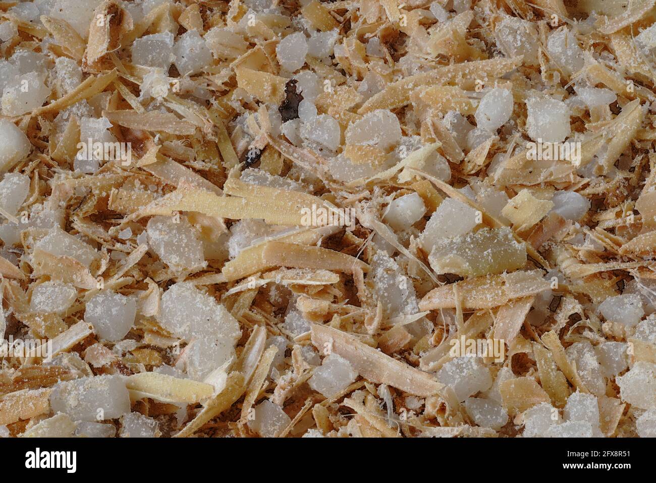 animal feed made from finely ground rice seed husks Stock Photo - Alamy