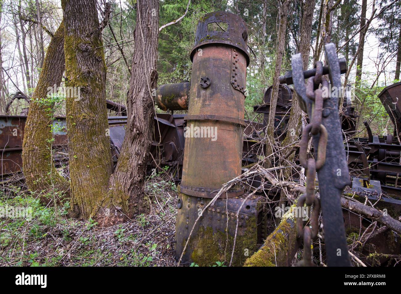 Abandoned mining town dark hi-res stock photography and images - Alamy