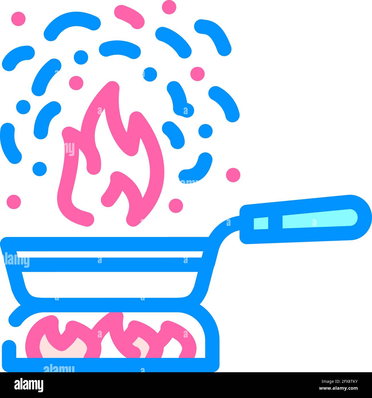 burnt food color icon vector illustration Stock Vector Image & Art - Alamy