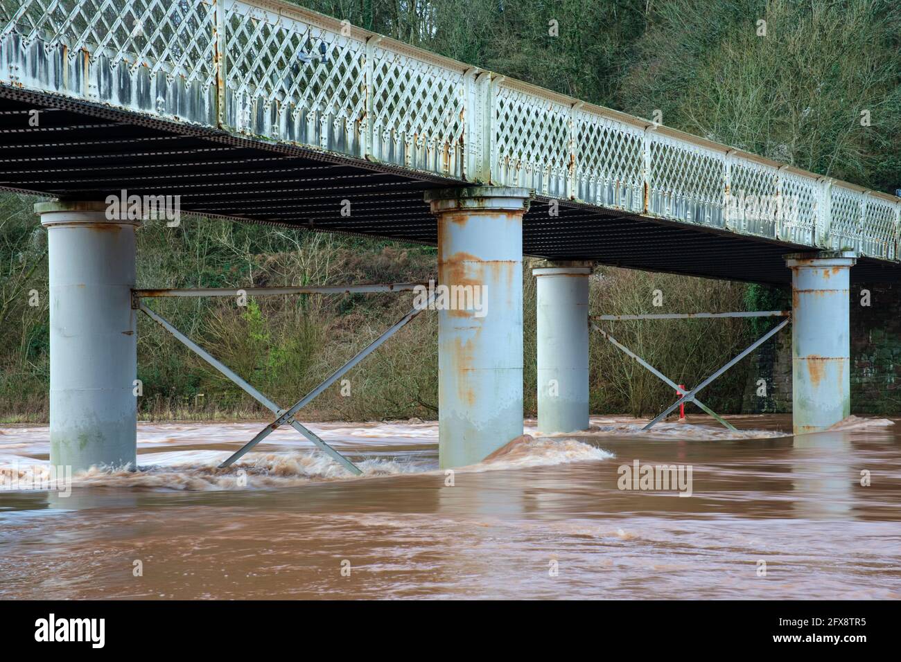 Brockweir bridge in the Wye valley Stock Photo - Alamy