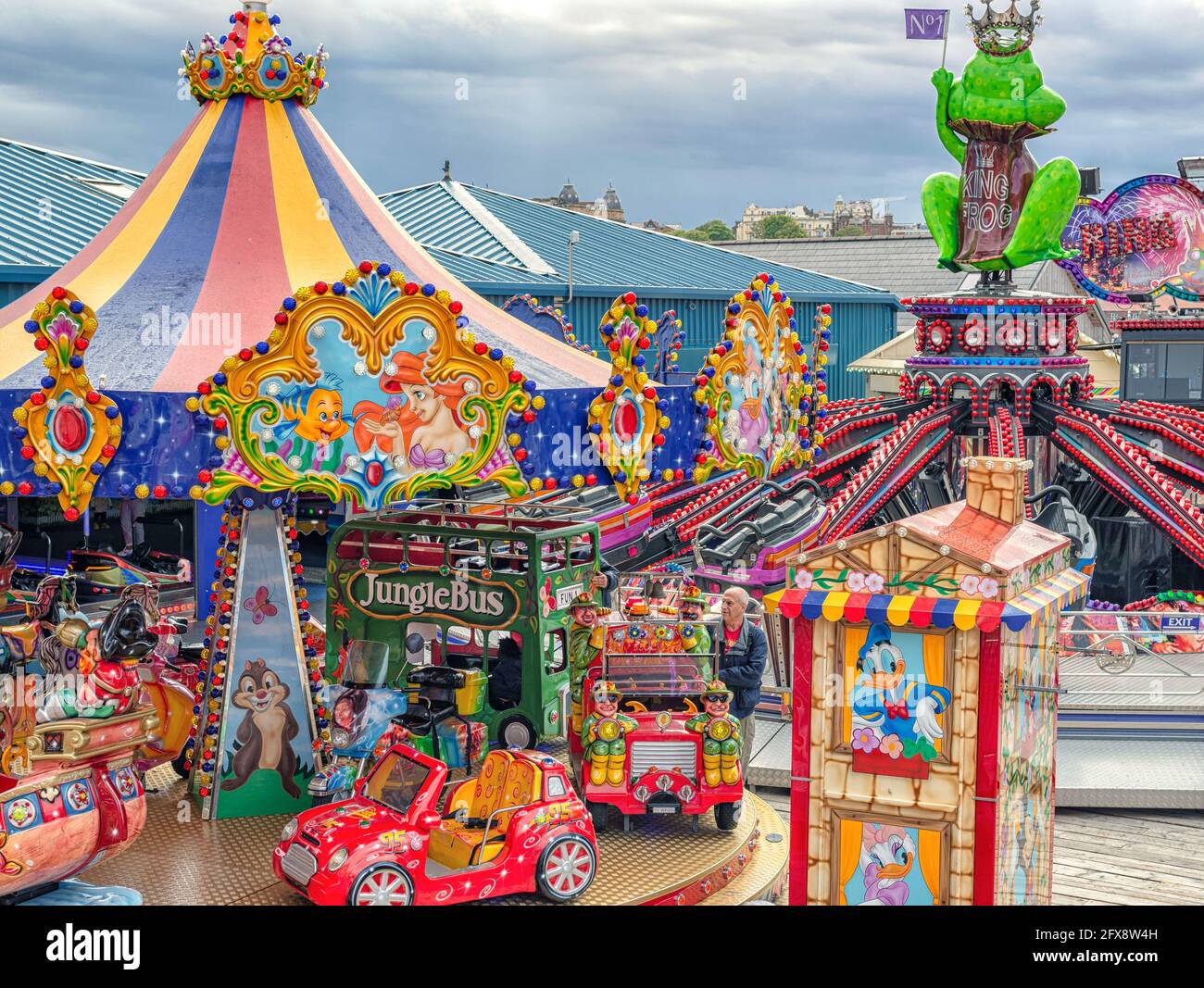 Fairground bus hi-res stock photography and images - Alamy
