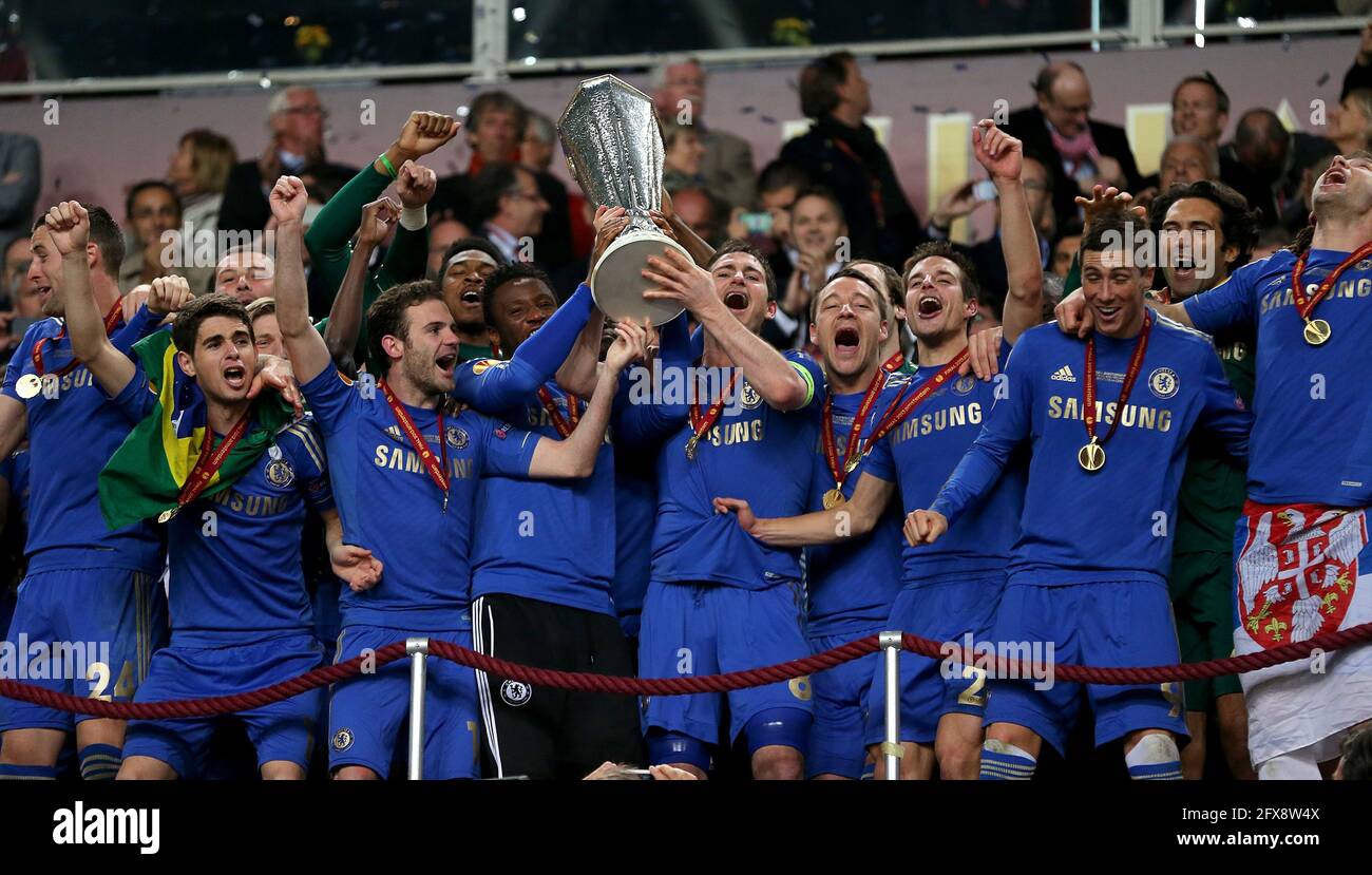 Champions league trophy chelsea 2021 hi-res stock photography and ...