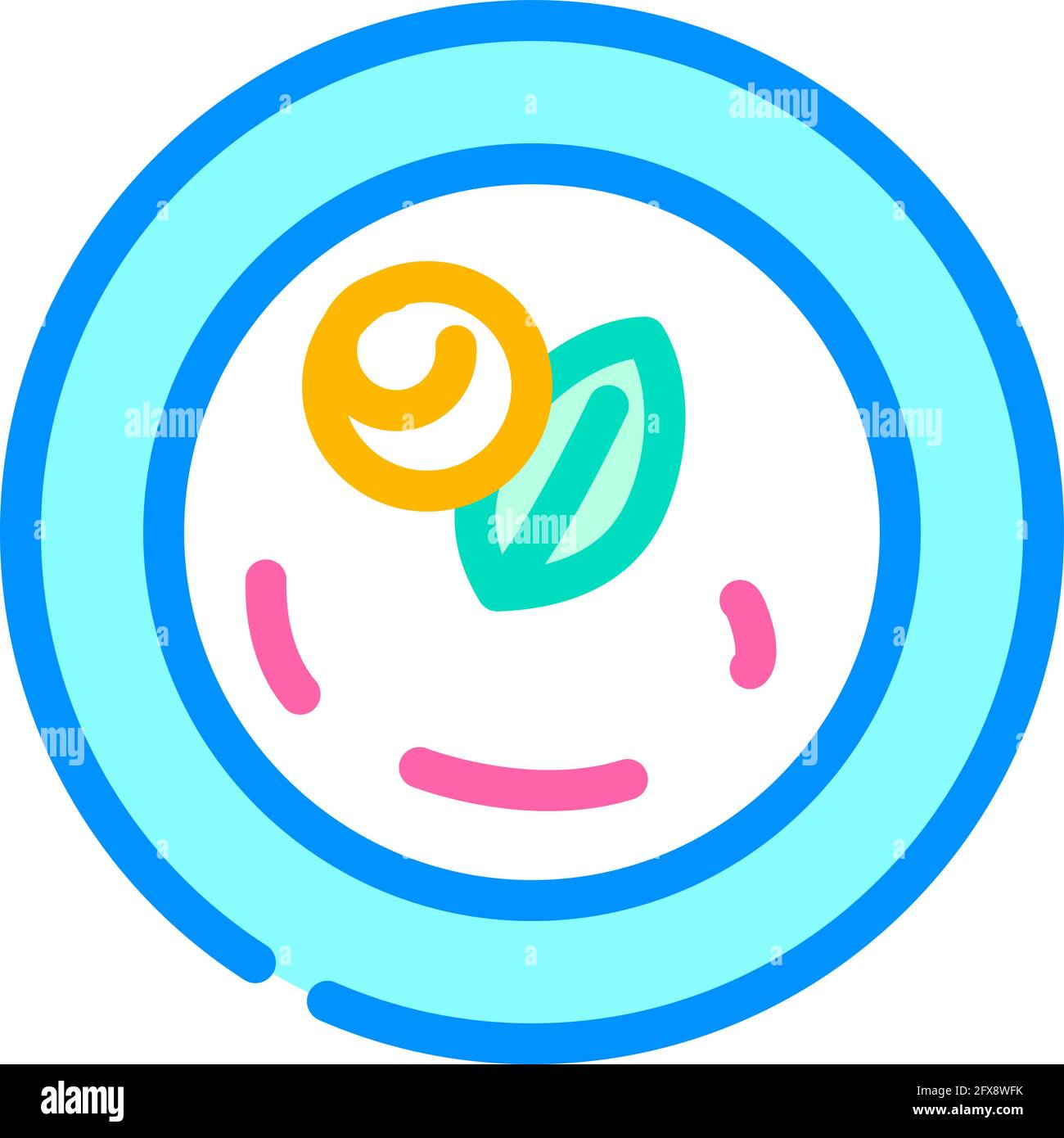 molecular cuisine cooking courses color icon vector illustration Stock ...